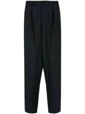 Marni Tropical Wool Cropped Trousers - Blue