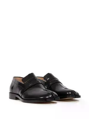 MAISON MARGIELA Tabi Leather Loafers - Black
