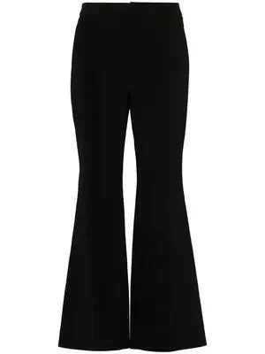 Balmain Flared Crepe Trousers