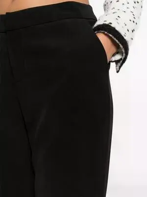 Balmain Flared Crepe Trousers