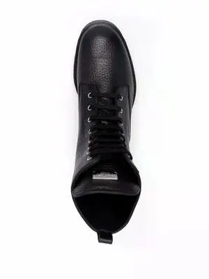 Philipp Plein Star-studded Leather Boots