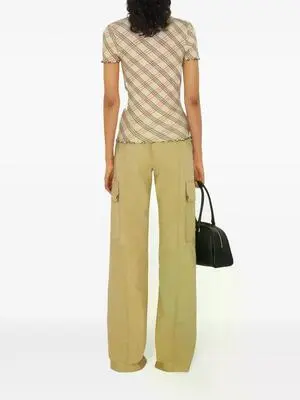 Burberry Check Pattern T-shirt