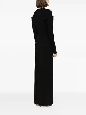 Jacquemus Sabre Cold-shoulder Maxi Dress