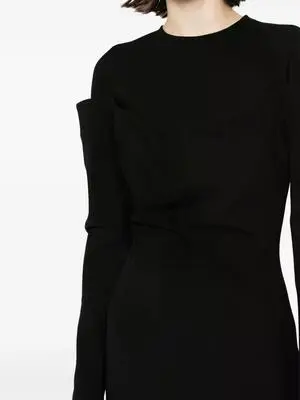 Jacquemus Sabre Cold-shoulder Maxi Dress