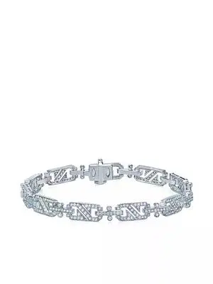 Kwiat 18kt White Gold Diamond Link Bracelet - Silver