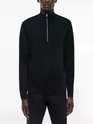 FURSAC Fine-knit Merino Wool Half-zip Jumper