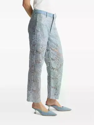 Liu Jo Floral Lace Sequined Jeans