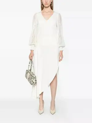 TWINSET Dual-use Lace-sleeve Sweater