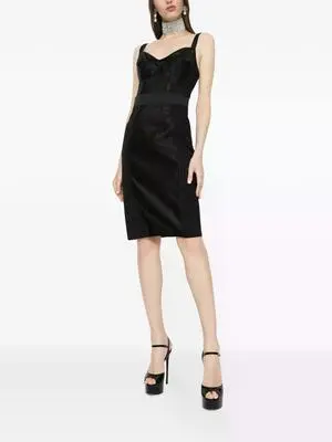Dolce & Gabbana Floral-lace Corset Dress