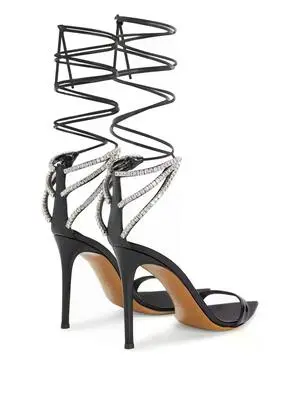 Alexandre Vauthier Embellished Tie-fastening High Heel Sandals