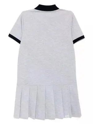 CHOCOOLATE Logo-embroidered Dress - Grey