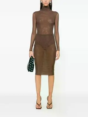 ATU BODY COUTURE Mesh Midi Skirt