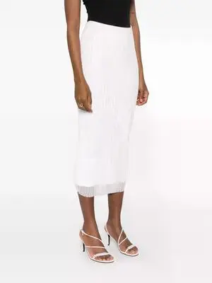 Sportmax Ribbed-knit Midi Skirt