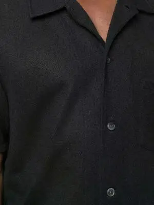 Our Legacy Bouclé Short-sleeve Shirt - Black