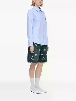 Marc Jacobs Striped Shirt With Embroidered Logo