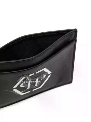Philipp Plein French Hexagon-print Cardholder