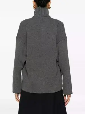 Proenza Schouler Cashmere Blend Roll Neck Jumper - Grey