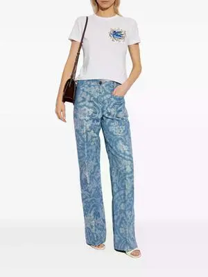 Etro Floral Print Jeans
