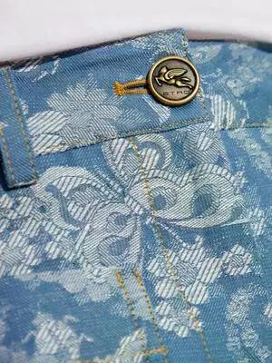 Etro Floral Print Jeans