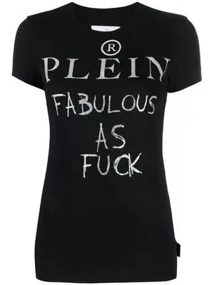 Philipp Plein Rhinestone Embellished T-shirt - Black