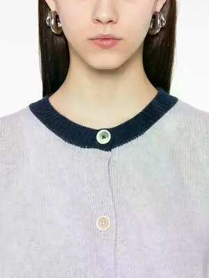 Marni Colour-block Crew Neck Cardigan