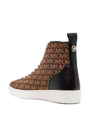Michael Kors Edie Knitted High-top Sneakers