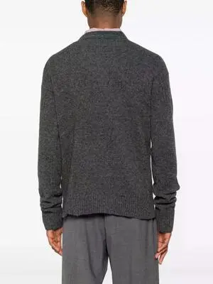 Marni Shetland Jumper With Ripped Detailing