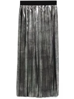 MSGM Pleated Midi Skirt