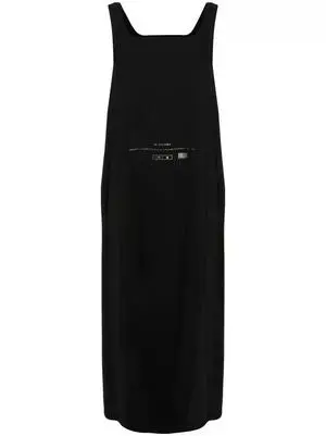 MAISON MARGIELA Maxi Dress With Logo And Barcode Print