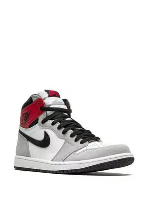 JORDAN Air 1 Retro High Og Light Smoke Sneakers - Grey