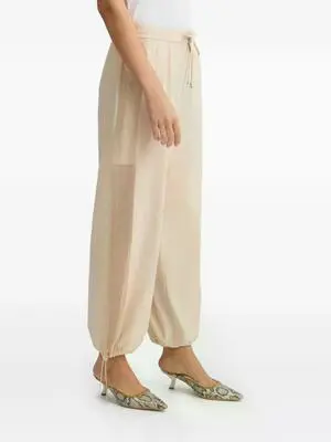 Liu Jo Drawstring Trousers - Neutrals
