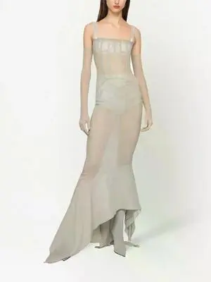 Dolce & Gabbana Draped Silk Dress