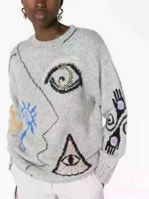 Stella McCartney Folk Graphic-embroidered Jumper