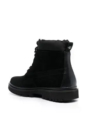 Calvin Klein Suede Lug Lace-up Hiking Boots