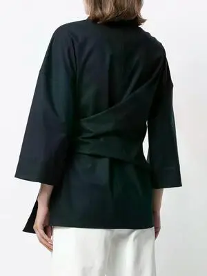 Goen.j Tie-waist Longline Shirt