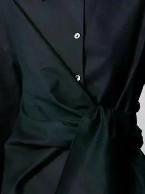Goen.j Tie-waist Longline Shirt