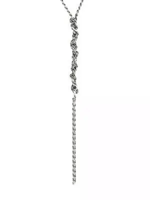 Emanuele Bicocchi Sterling Crochet Chain Necklace