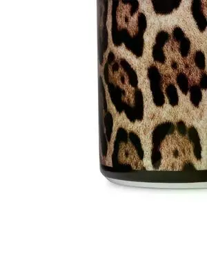 Dolce & Gabbana Leopard-print Porcelain Mug - Brown