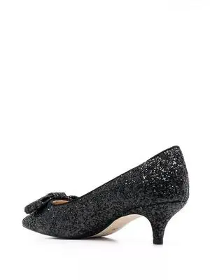 AGE OF INNOCENCE Jacqueline 50mm Bow-embellished Pumps