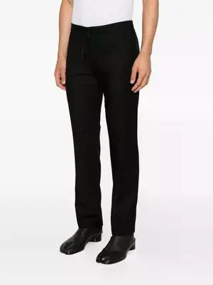 MAISON MARGIELA Drawstring Waist Trousers - Black
