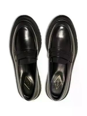 ADIEU PARIS Penny Slot Leather Loafers