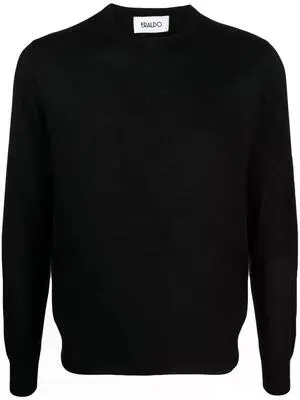 ERALDO Crew Neck Cashmere-blend Jumper - Black