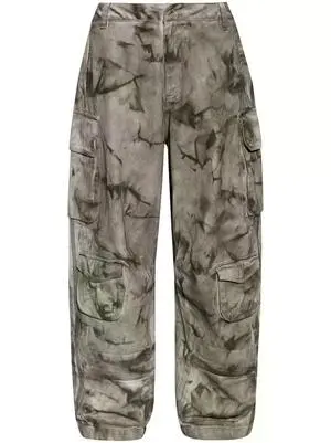Adidas Camouflage Print Cargo Trousers