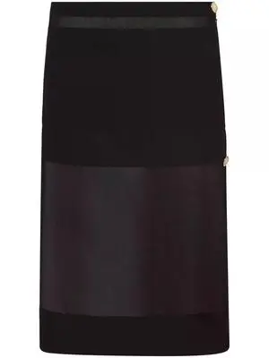 Proenza Schouler Chiffon Semi-sheer Wrap Skirt