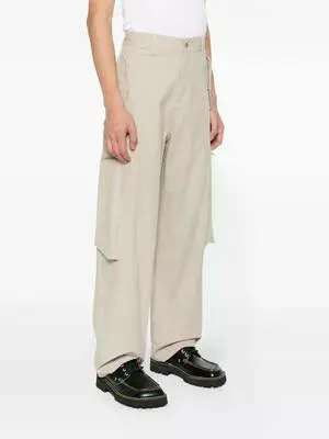 REPRESENT Embroidered Logo Cotton Trousers