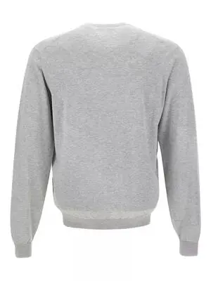 FILIPPO DE LAURENTIIS Cotton Crew Neck Sweater - Grey