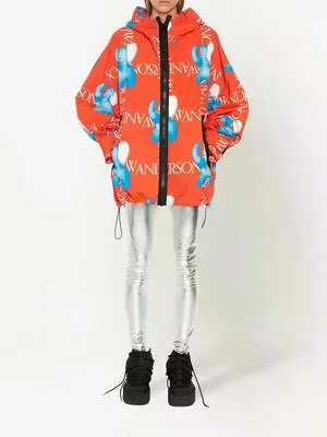 JW Anderson Elephant Print Hooded Jacket