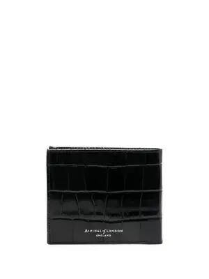 ASPINAL OF LONDON Embossed Croc Wallet