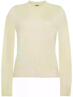 Adam Lippes Fine-knit Crew Neck Jumper - Yellow