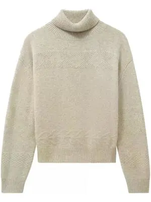 Pringle Of Scotland Cashmere Roll Neck Sweater - Neutrals